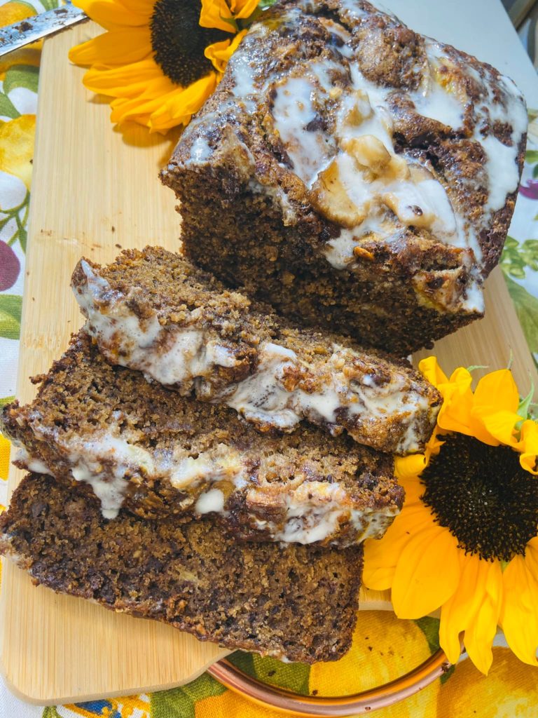 Best Banana Bread Recipe with Chocolate Hazelnut Moist and Easy Rustic ...